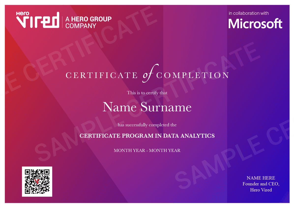 Best Data Analytics Certification Course Online